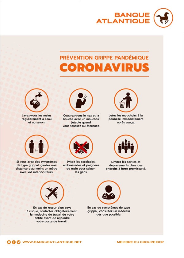 COVID-19 : renforcement du dispositif sanitaire et de sécurité | Banque ...