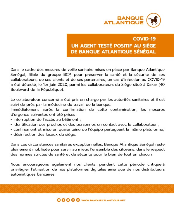Sénégal | Banque Atlantique
